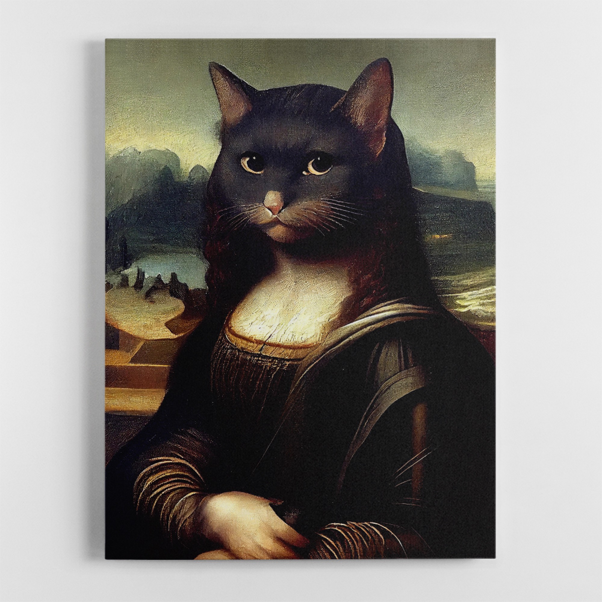 Meowlisa Wall Art
